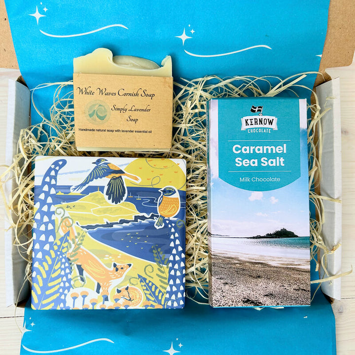 Cornish Gifts & Hampers by Post – Sand & Sparkle Gift Boxes