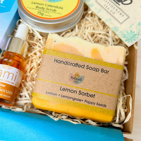 Pamper Hamper • Natural, Artisan Products – Sand & Sparkle Gift Boxes